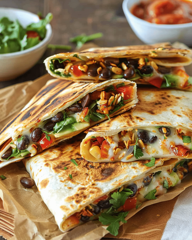 Black Bean Crunch Wrap Supreme