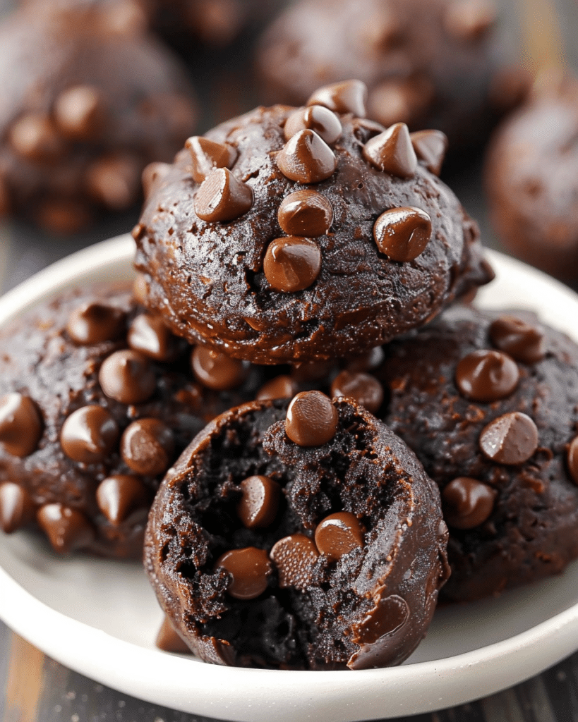 No-Bake Cottage Cheese Brownie Batter Protein Bites