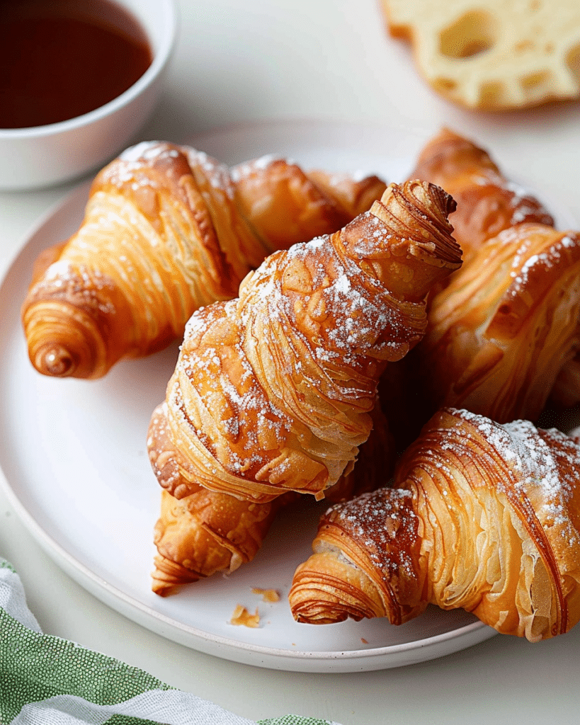 Irresistible Fried Croissant Beignets