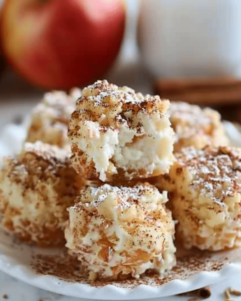 Cinnamon Apple Cottage Cheese Bites