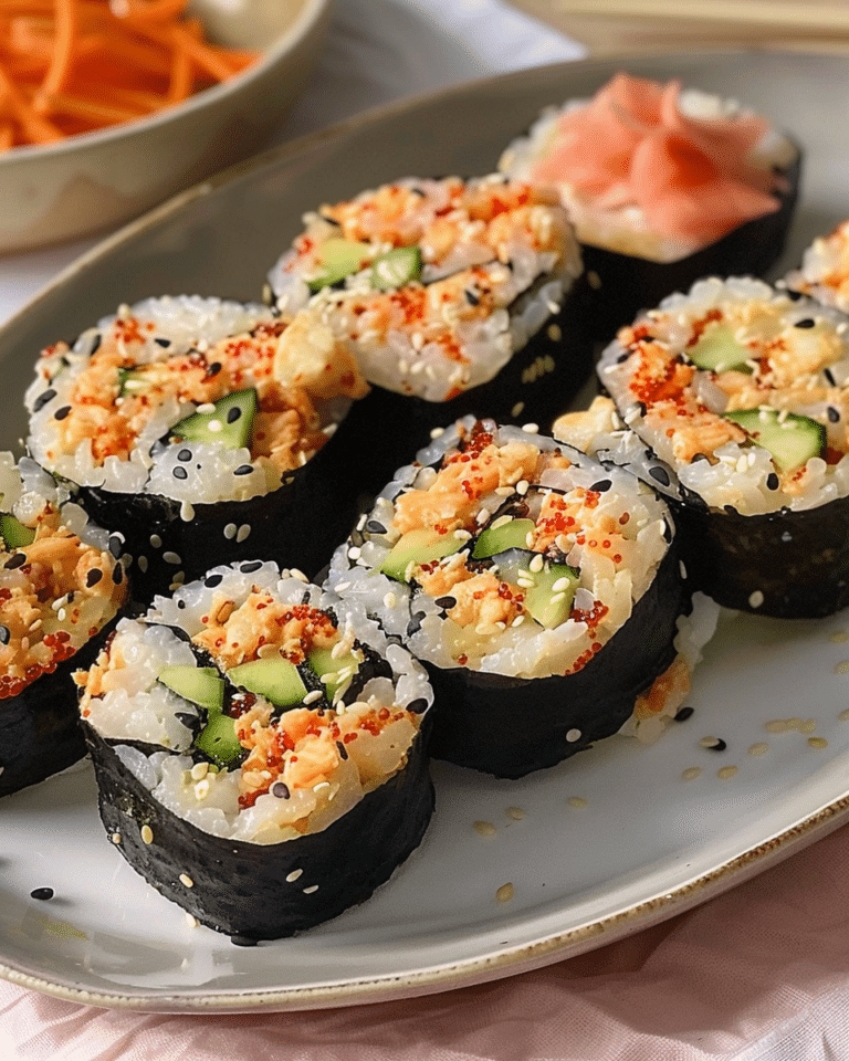 Kani Sushi (Spicy Crab Roll)
