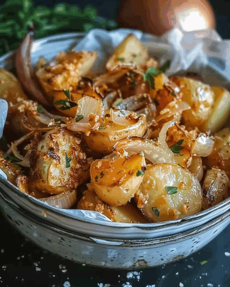 Oven Fried Potatoes & Onions – Crispy, Golden, and Absolutely Addictive