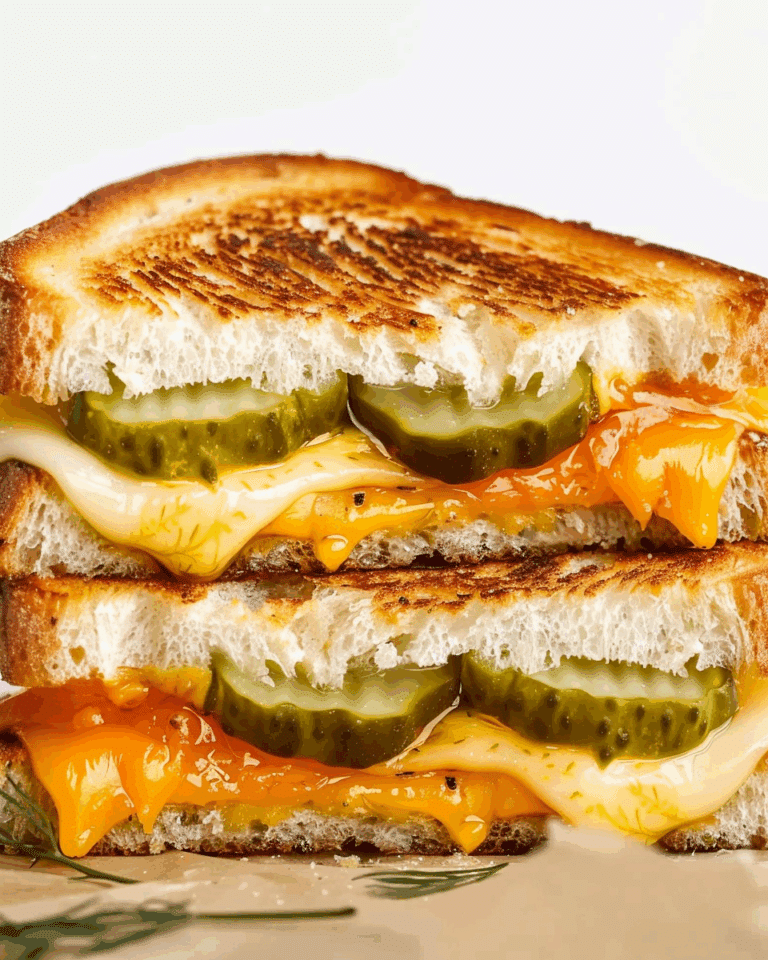 Dill Pickle Grilled Cheese