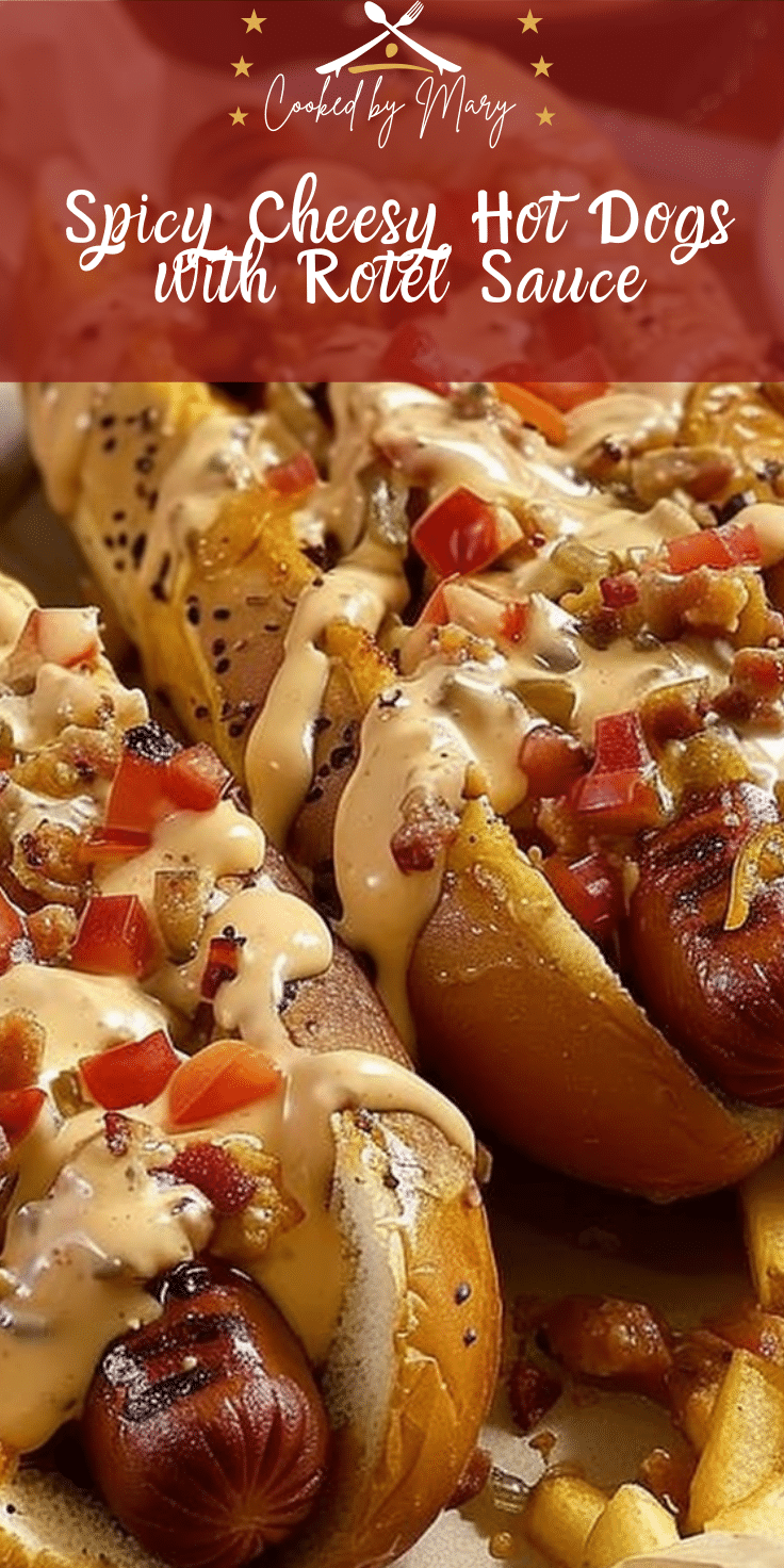Loaded Cheesy Rotel Dogs Recipe